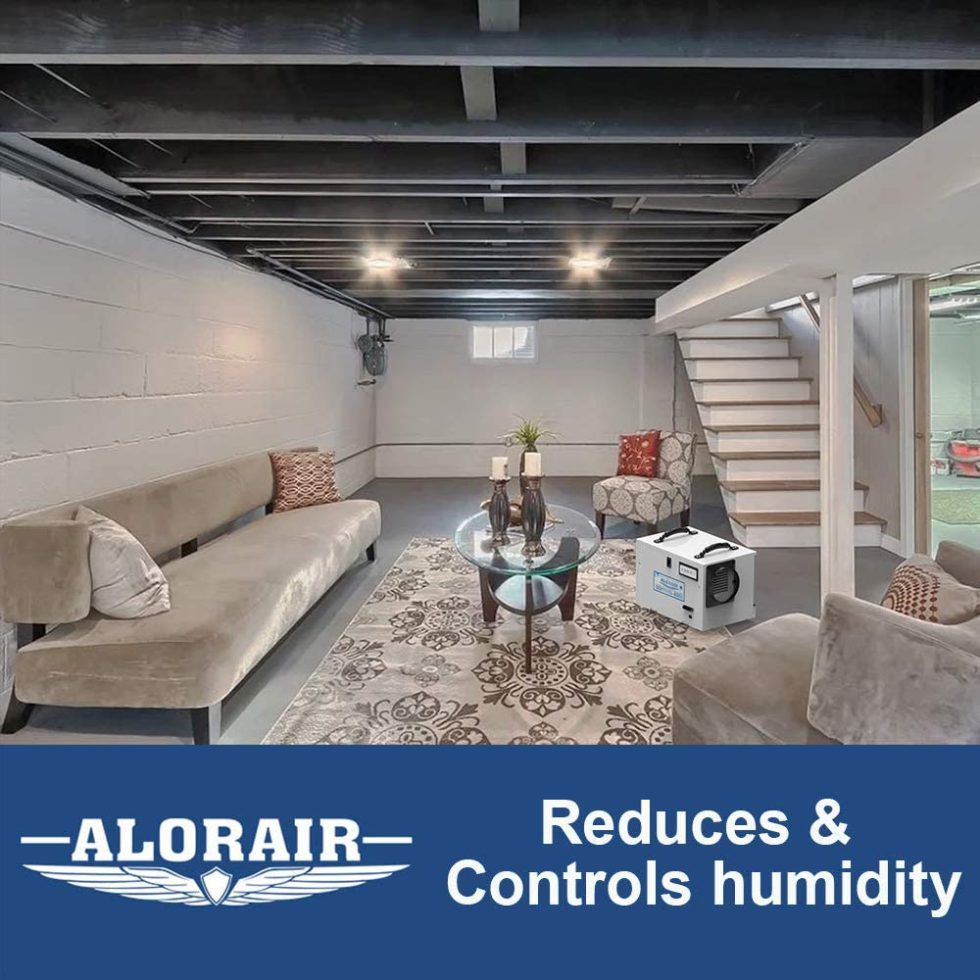 AlorAir Basement Crawl Space Dehumidifiers | Compact Humidifier for a ...