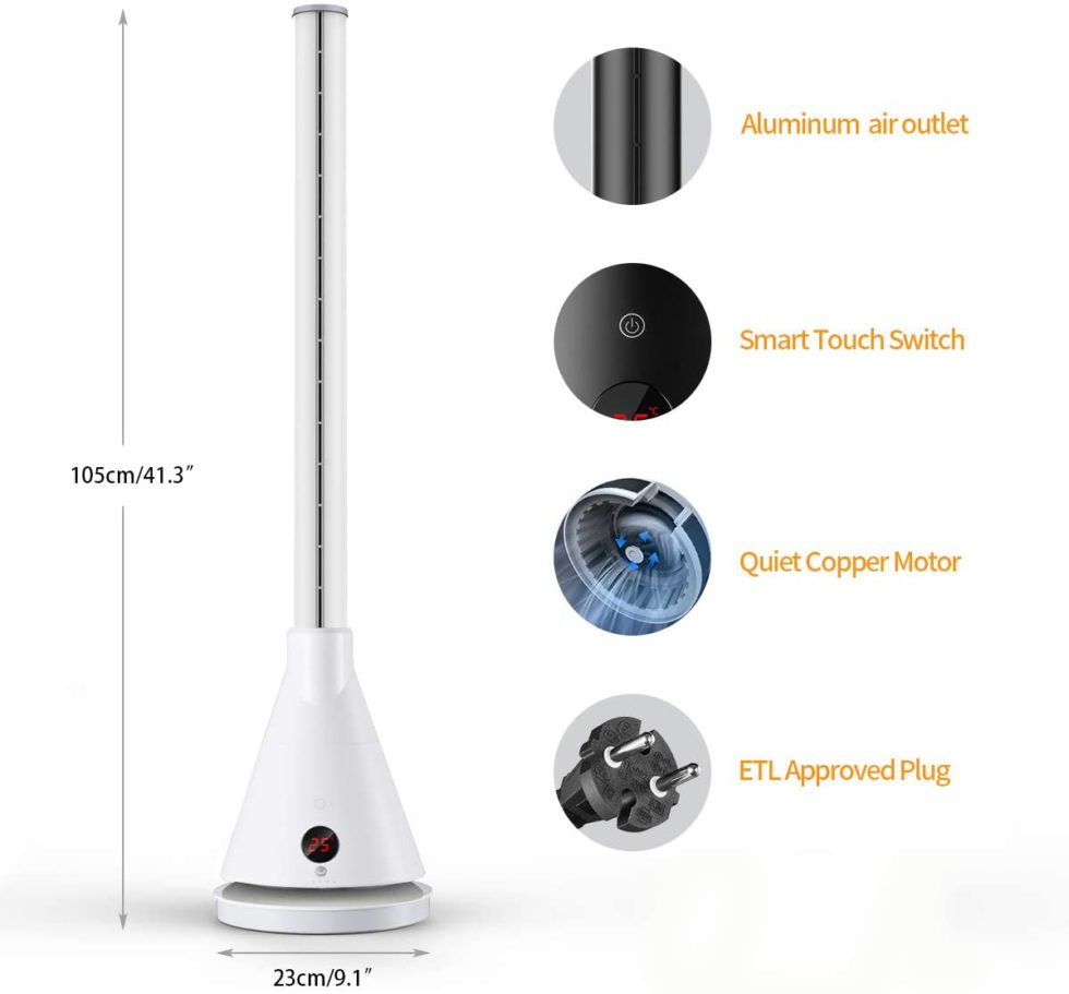 The Features of the Best Bladeless Fans | Buyer’s Guide - Smart Vac Guide