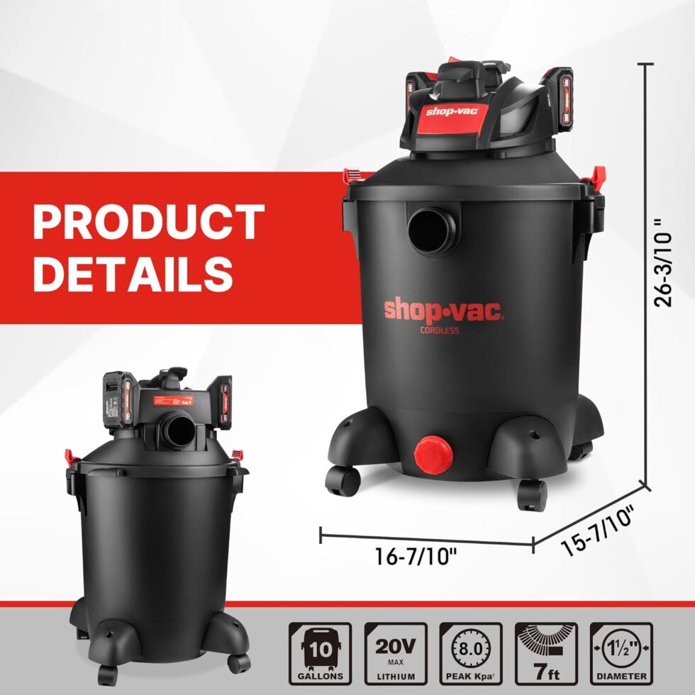 Quick Review of The Shop Vac 10 Gallon Wet Dry Vacuum Cleaner - Smart ...