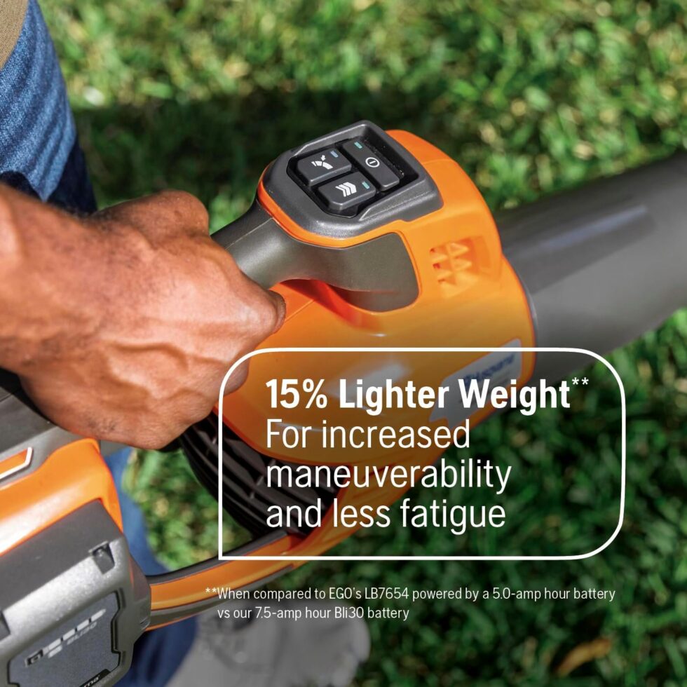 Quick Review of the Husqvarna Leaf Blaster 350iB Battery Powered ...
