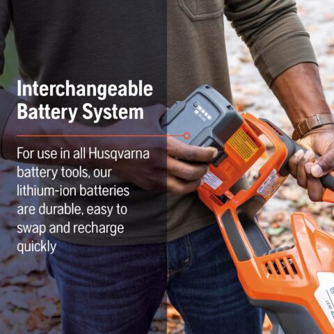 Quick Review of the Husqvarna Leaf Blaster 350iB Battery Powered ...